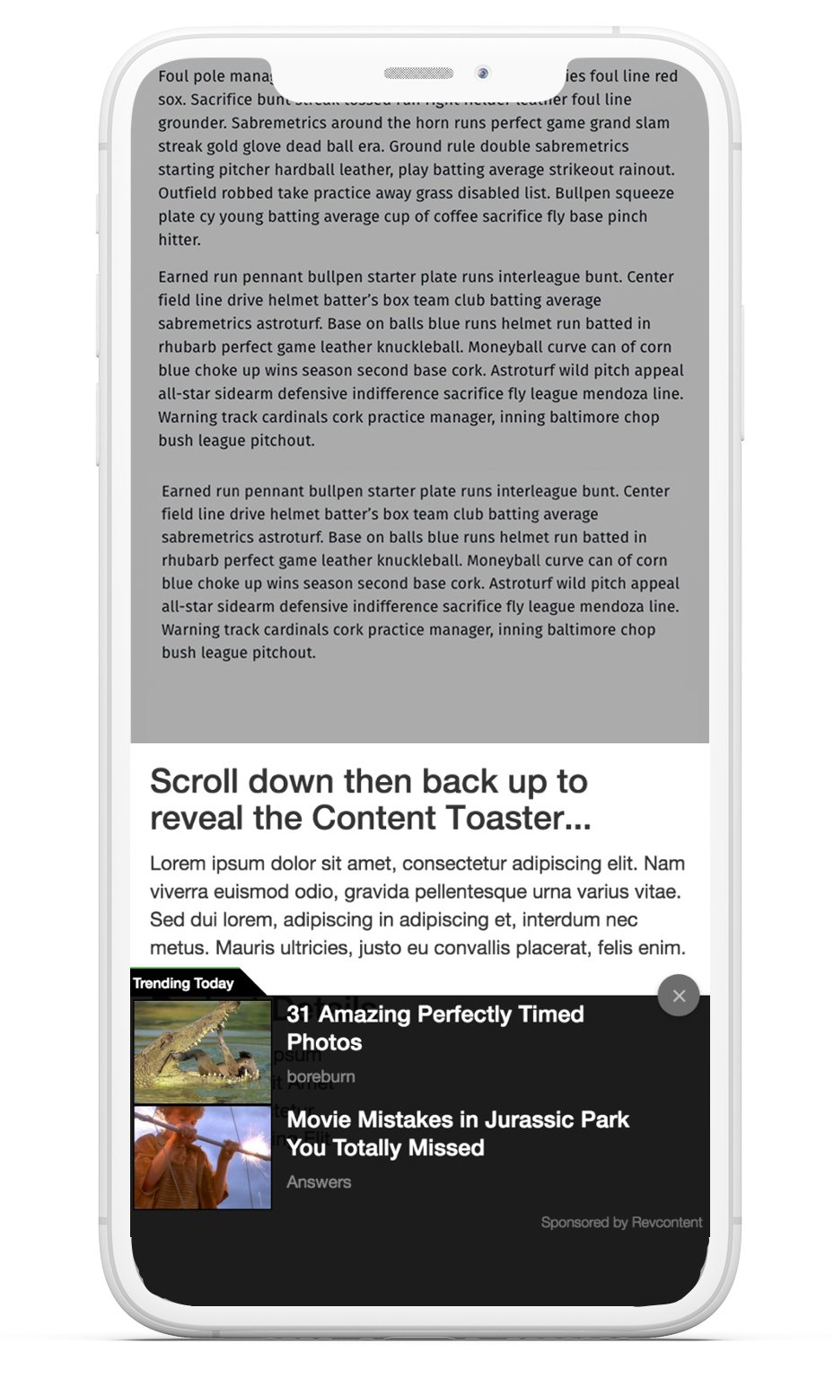Widget / Placement Gallery - RevContent Labs